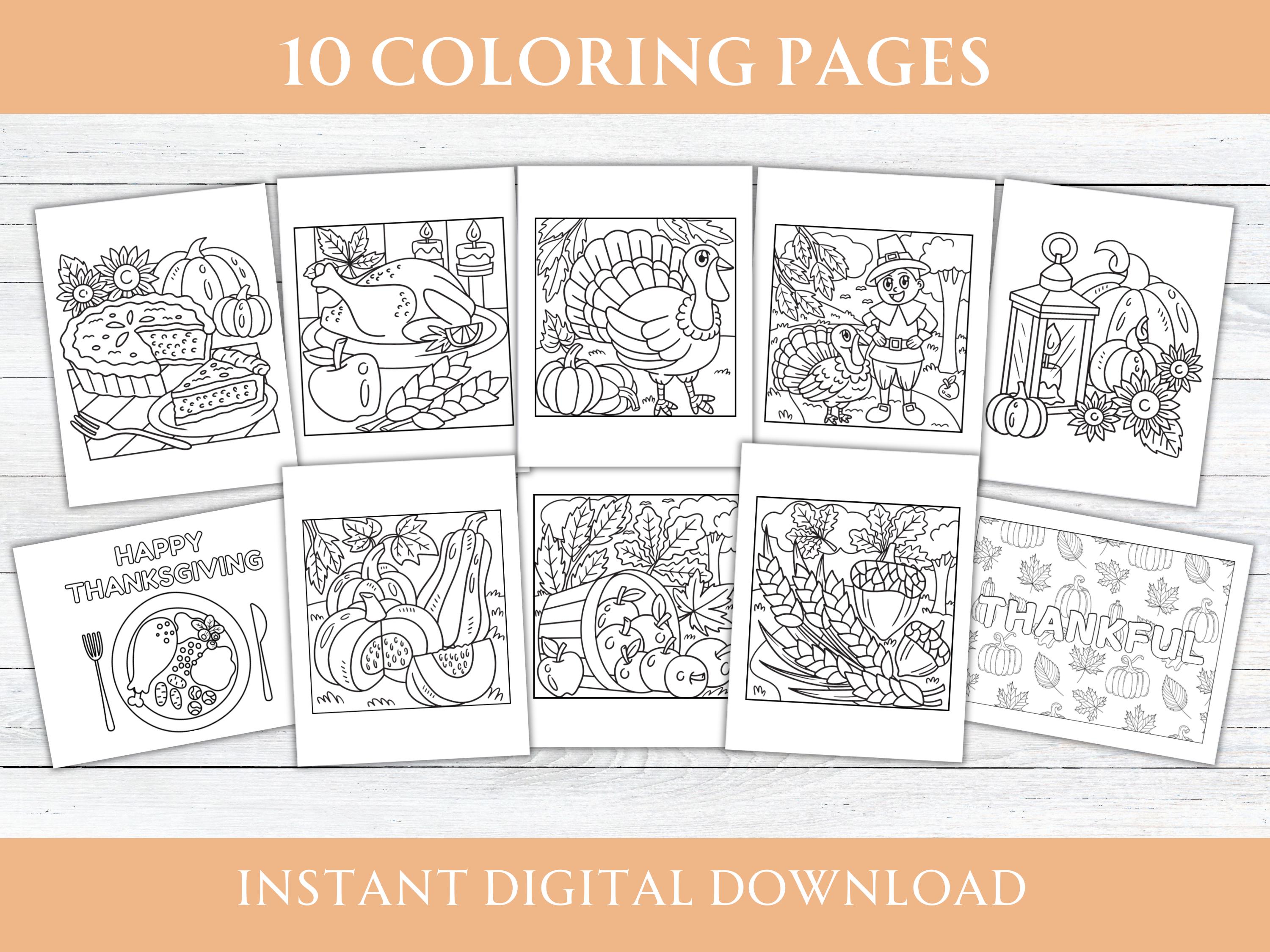 Fall Gratitude Activity Packet, Printable Thanksgiving Activity Pack ...