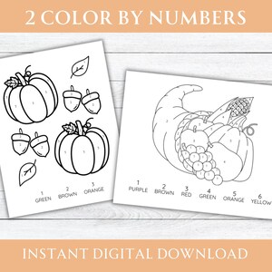 Fall Gratitude Activity Packet, Printable Thanksgiving Activity Pack ...