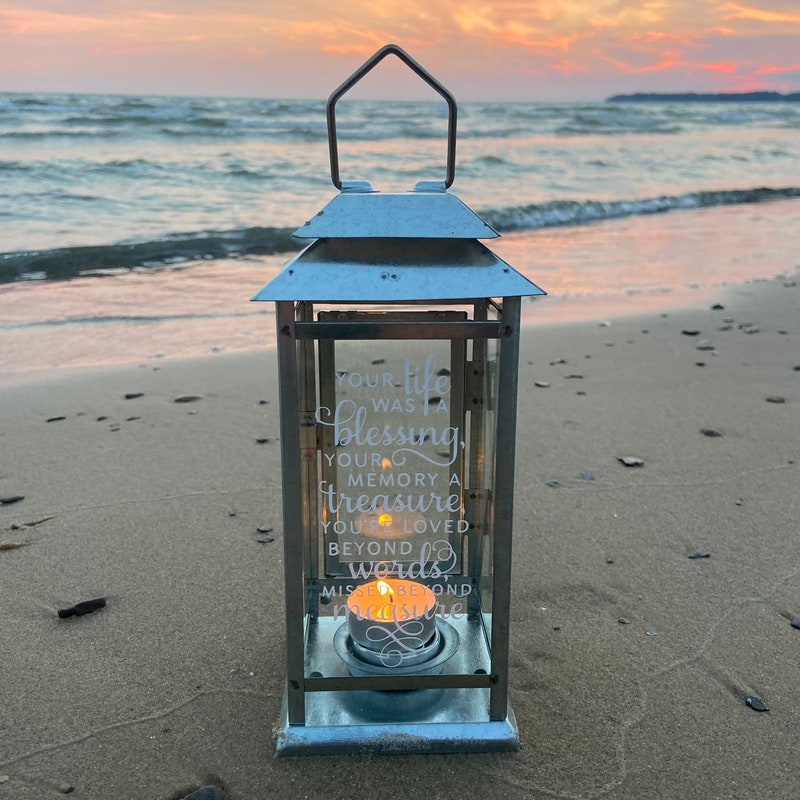 Sympathy Lantern - Etsy