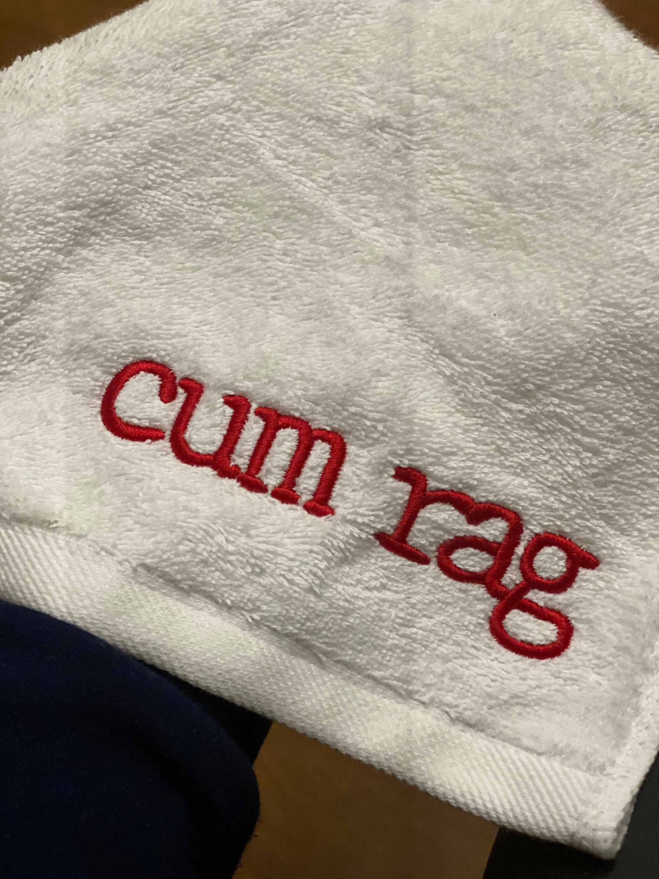 Cum Rag | Etsy
