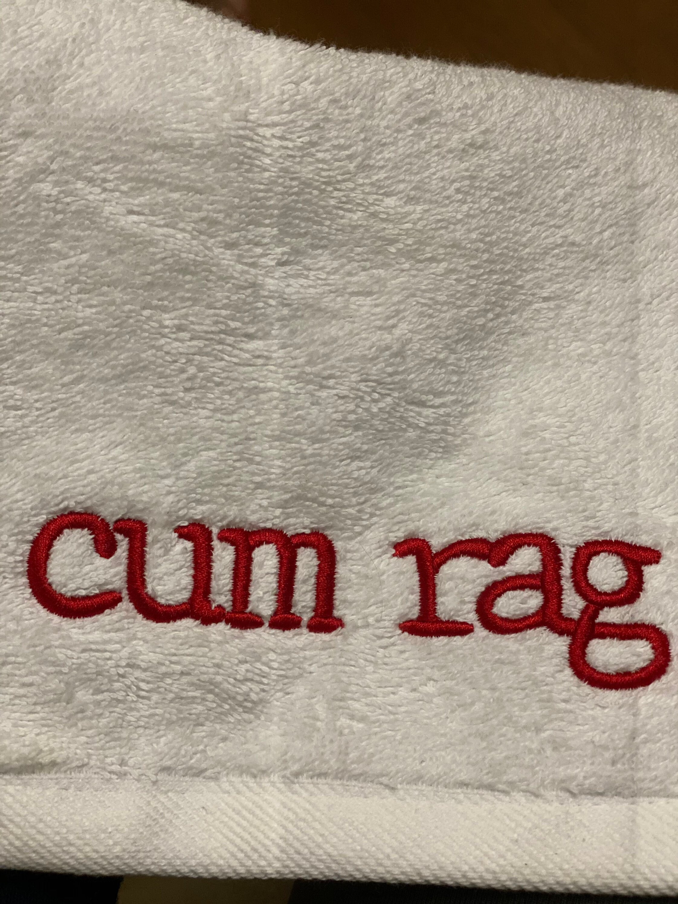 Cum Rag | Etsy