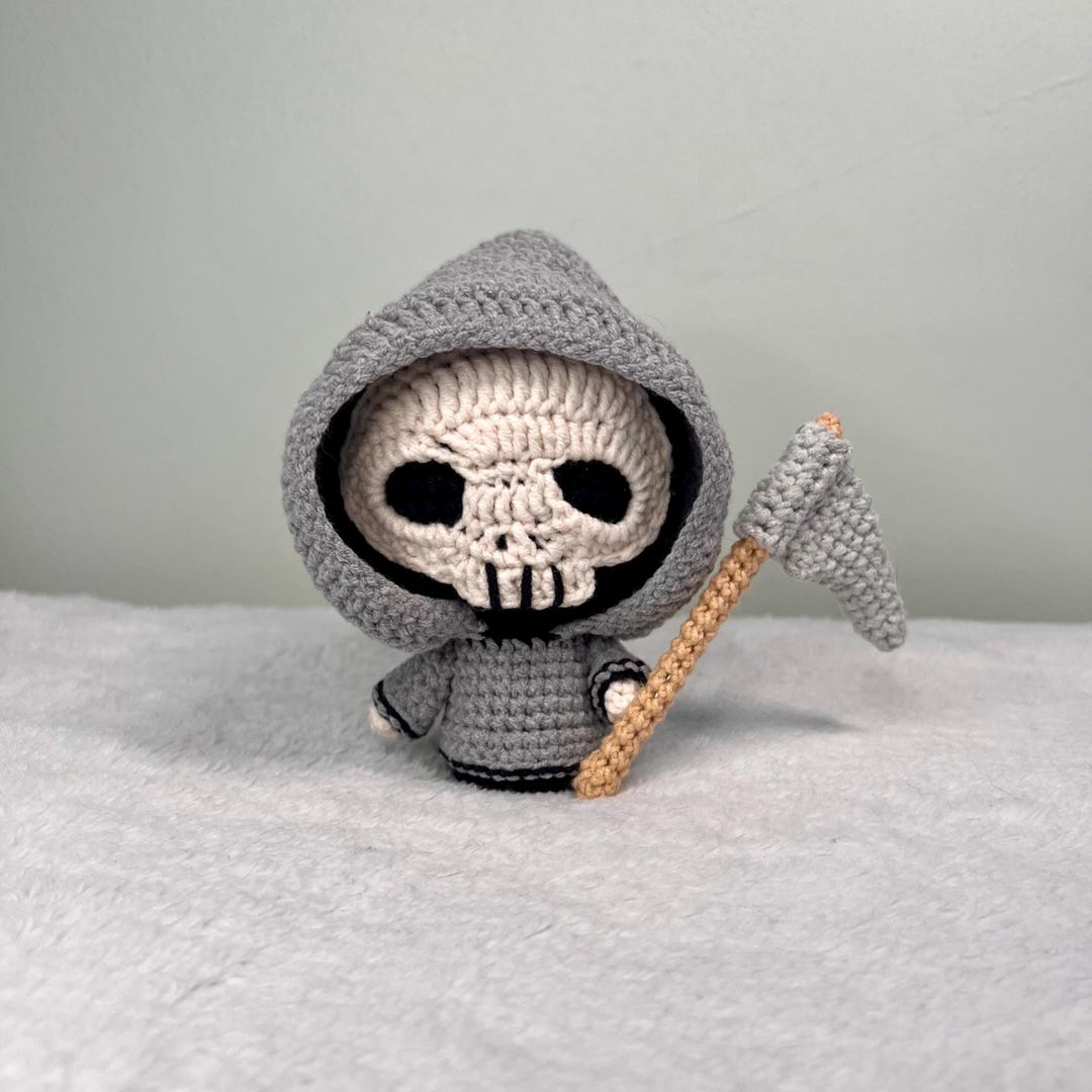 Crochet Grim Reaper Doll - Etsy