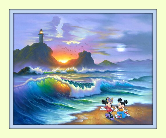 Mickey And Minnie Mouse Beach