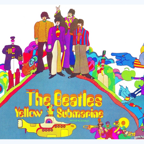 Yellow Submarine Art - Etsy