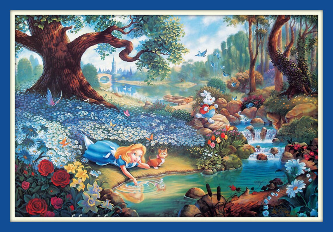Beautiful Alice in Wonderland 11x14 Matted 8x12 Fine Art Print - Etsy