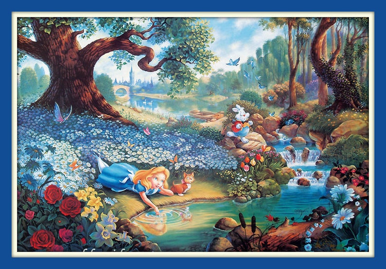 Beautiful Alice in Wonderland 11x14 Matted 8x12 Fine Art Print - Etsy