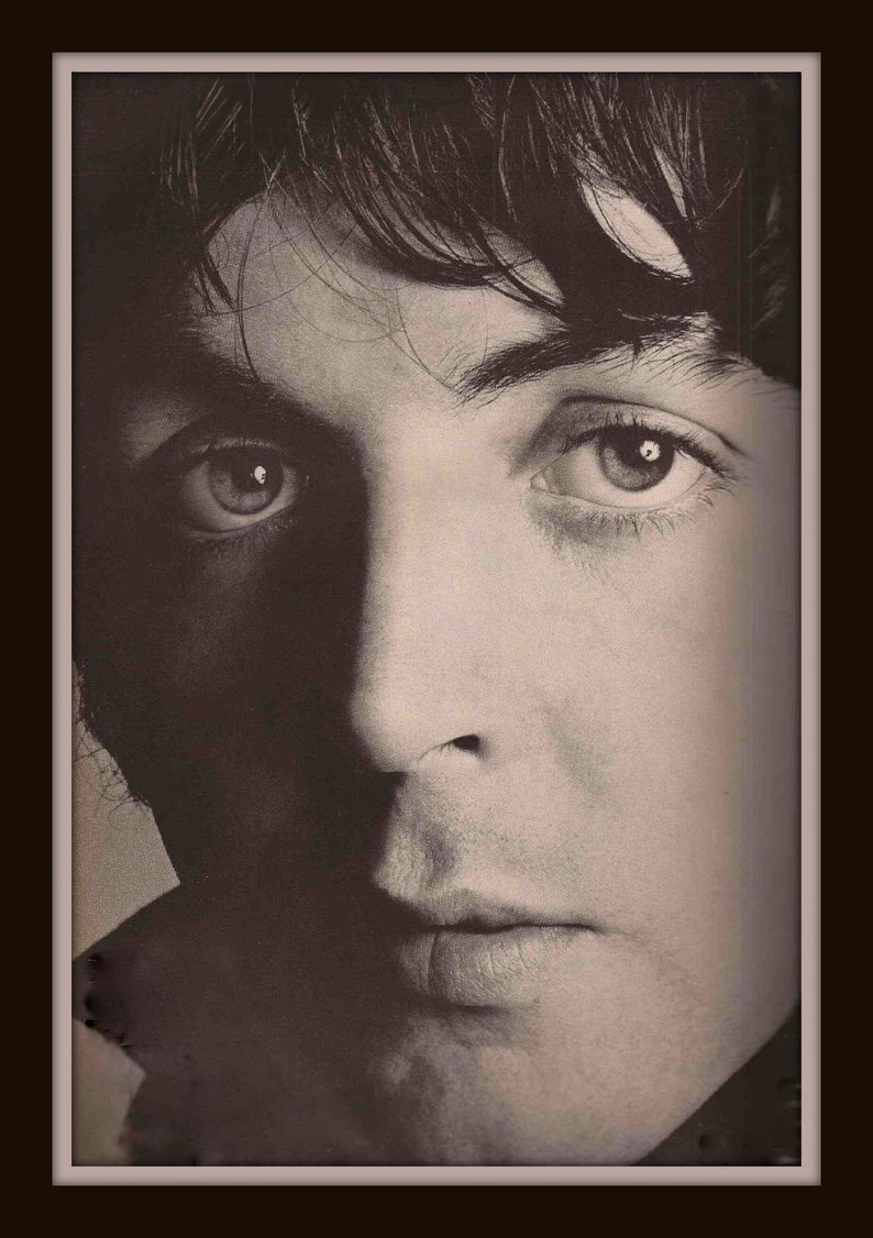 The Eyes of Paul Mccartney Beatles Circa 1960's 11x14 Double Matted ...