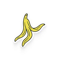 Banana Vinyl Decals Car and Phone Case Set of 6 Stickers - Etsy