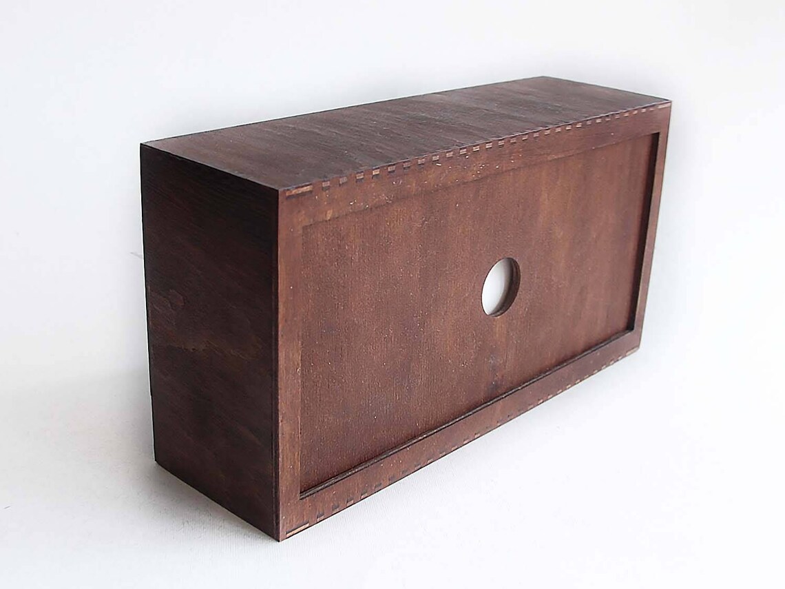 Tissue Box Cover Wood Napkin Holder Rustic Napkins Box Kitchen - Etsy