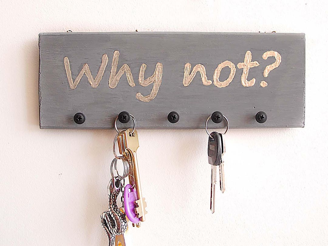 Grey Keys Rack Organizer for Wall Key Holder Why Not Entryway ...