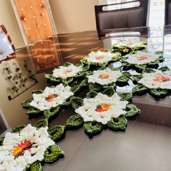 Crochet Table Runner - Etsy