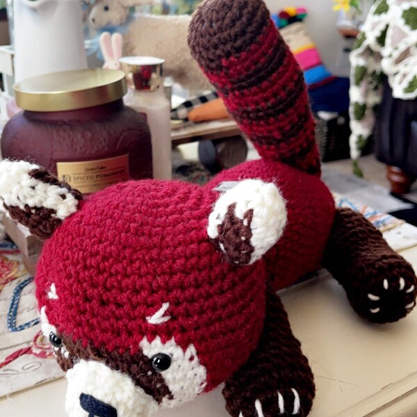 Crochet Red Panda - Etsy