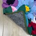 Small Animal Foraging Mat , Cute Flower Toy Feeding Mat Bedding Cage ...