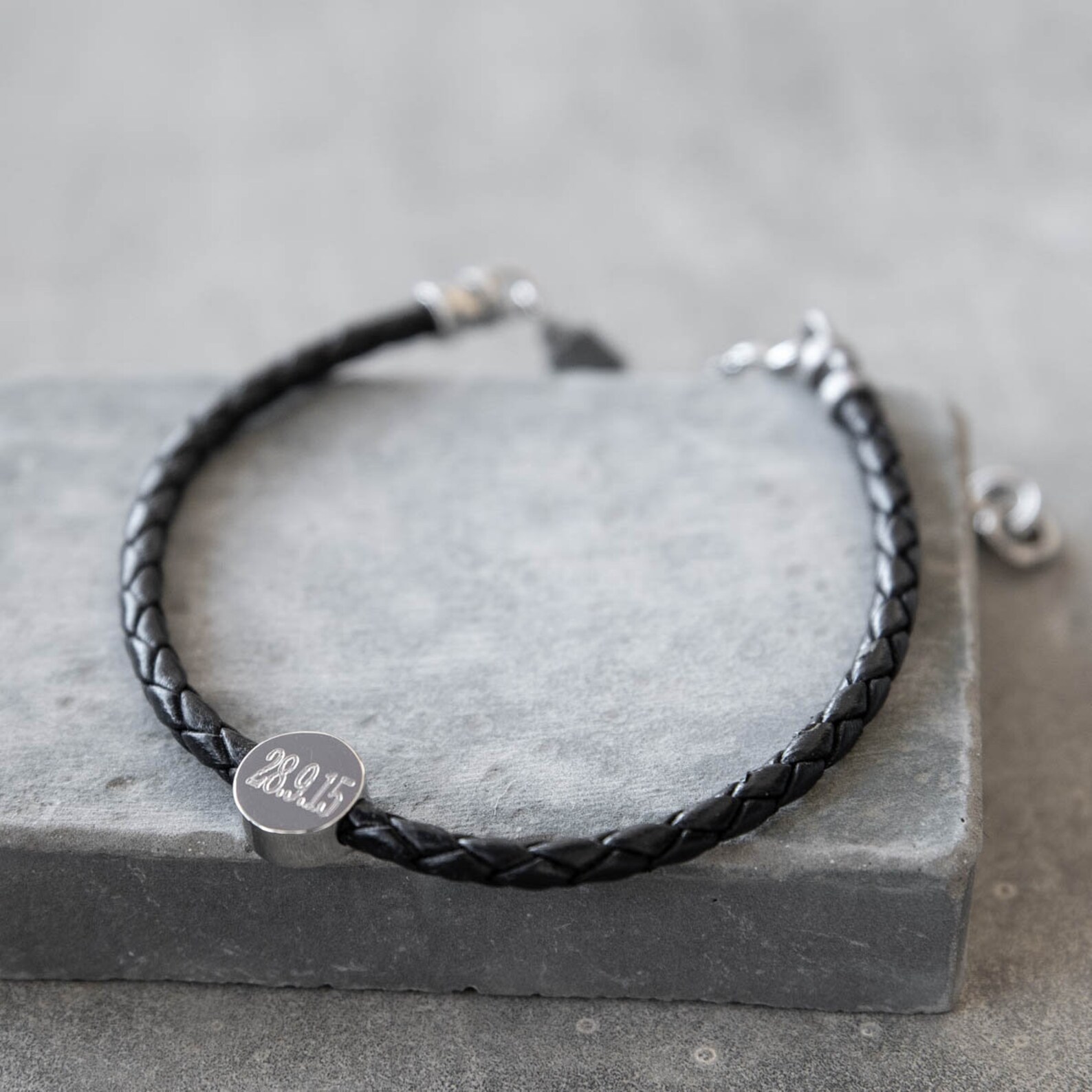 Custom Men's Coin Bracelet Engraved Men's Disc - Etsy