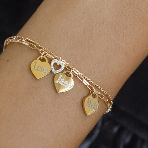 Personalize Mother Bracelet, Family Bracelet, Custom Gift for Mom ...