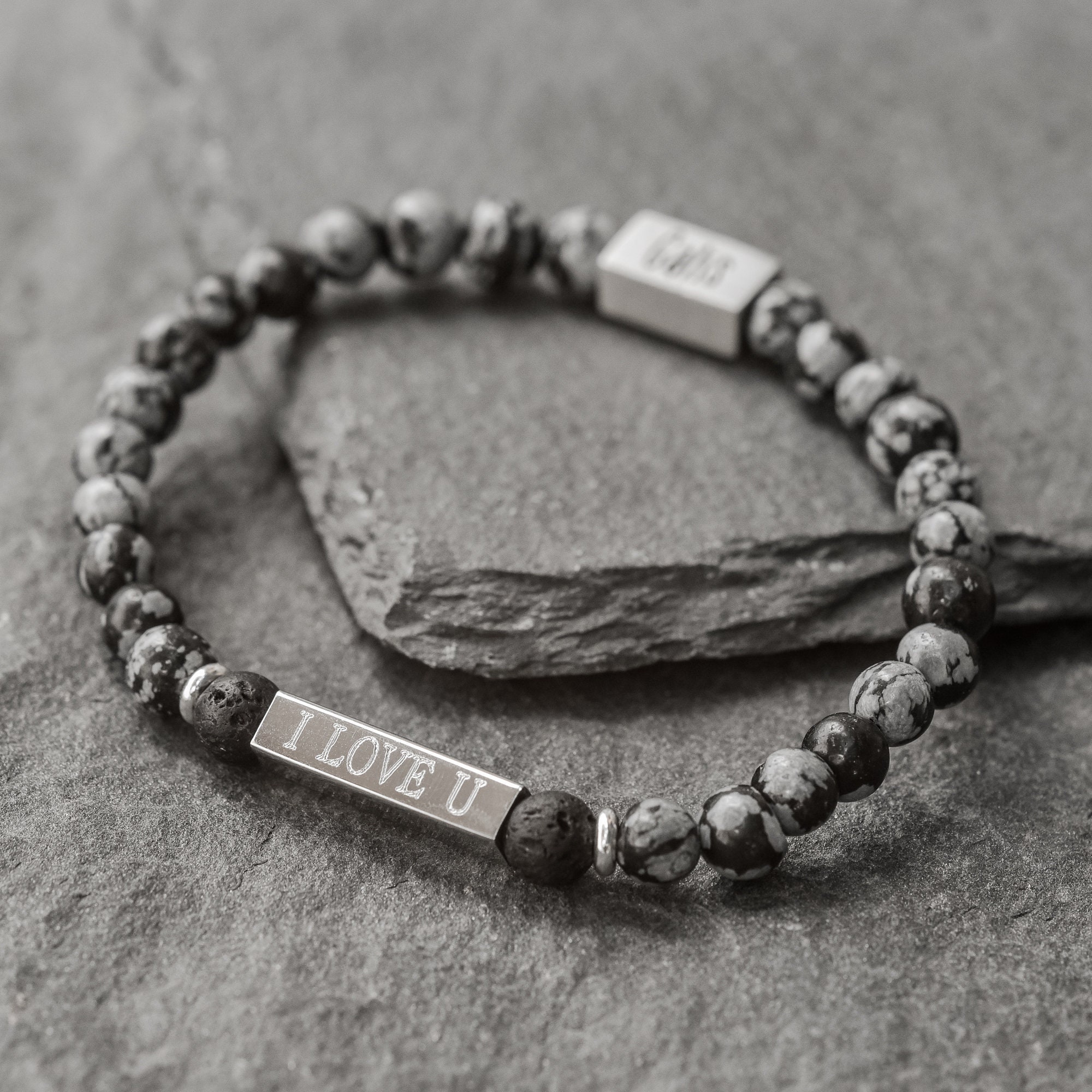 Men's Personalized Bracelet Men's Custom Bracelet | Etsy