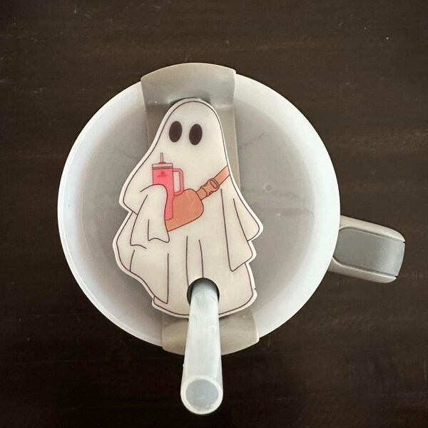 Ghost Stanley Topper Svg - Etsy