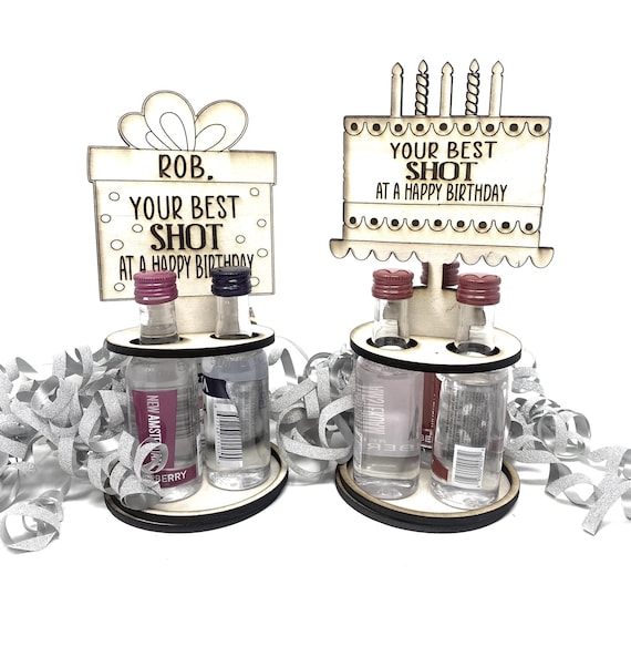 Birthday Shot Holder SVG FILE - Etsy
