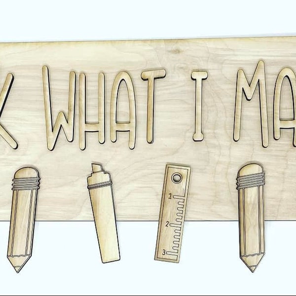 Look What I Made Sign - Etsy