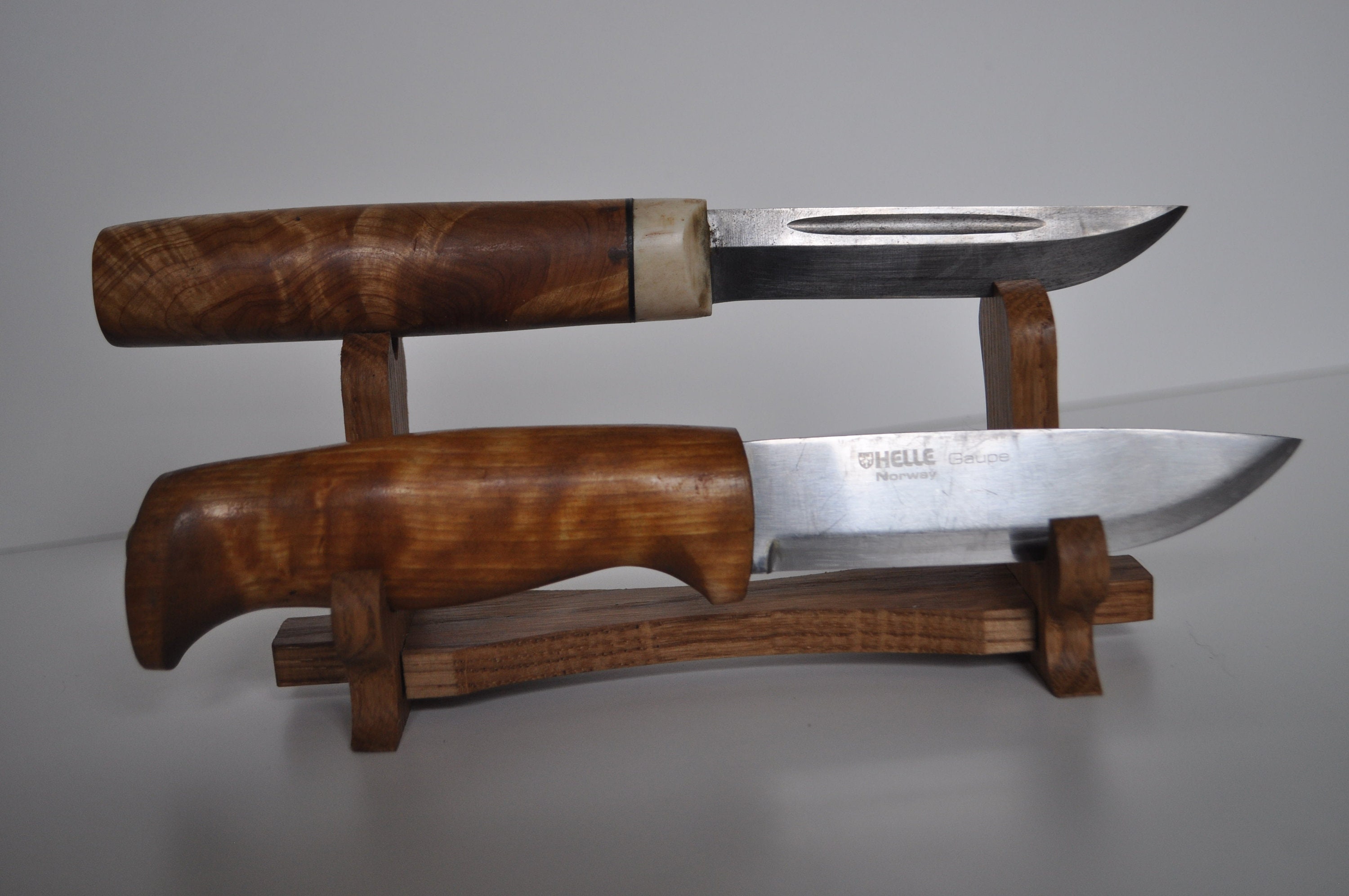 Stand for Knife With Sheath or Two Knives Display Holder - Etsy