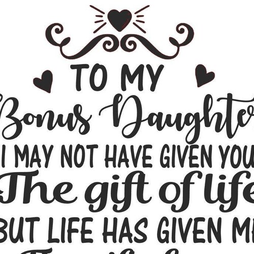 Bonus Daughter SVG and Laser Cut File. Note This is NOT a | Etsy