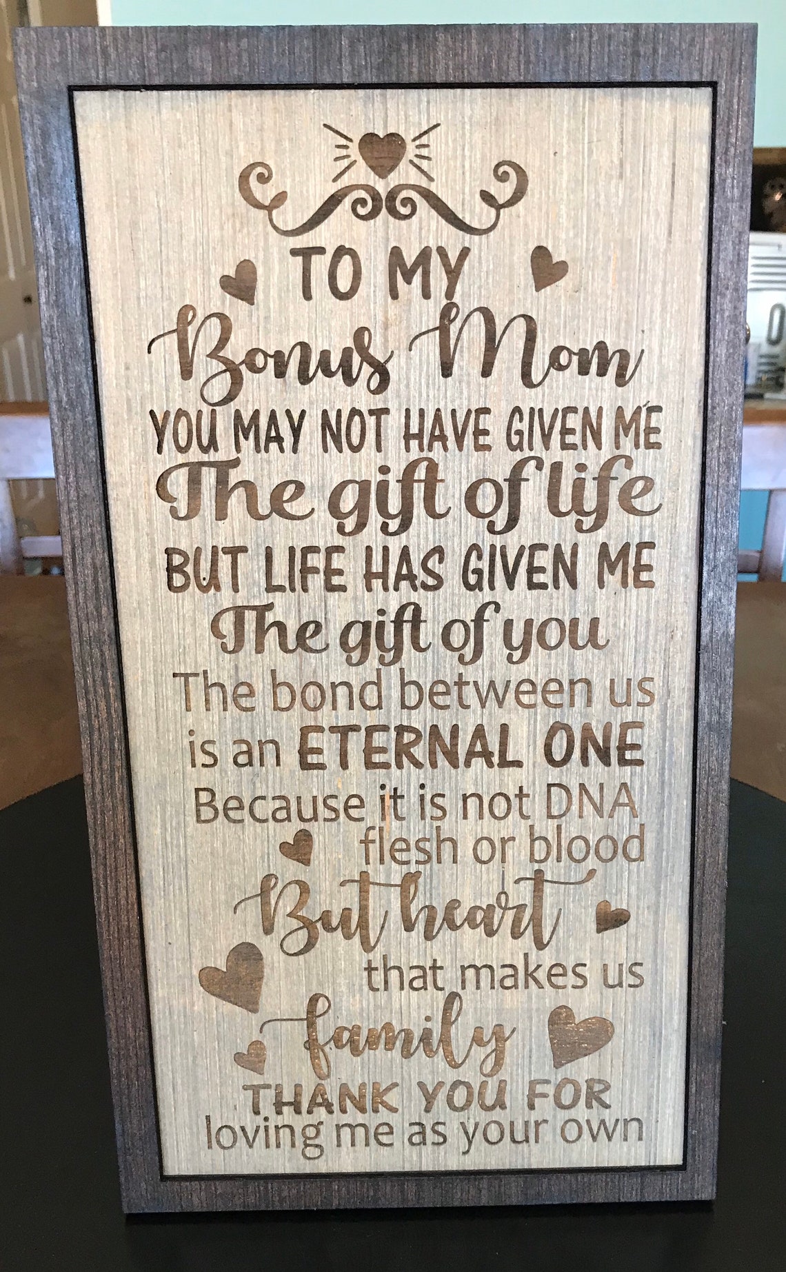 Bonus Mom (or Mum) SVG and Laser Cut File-not a Physical Item. - Etsy ...
