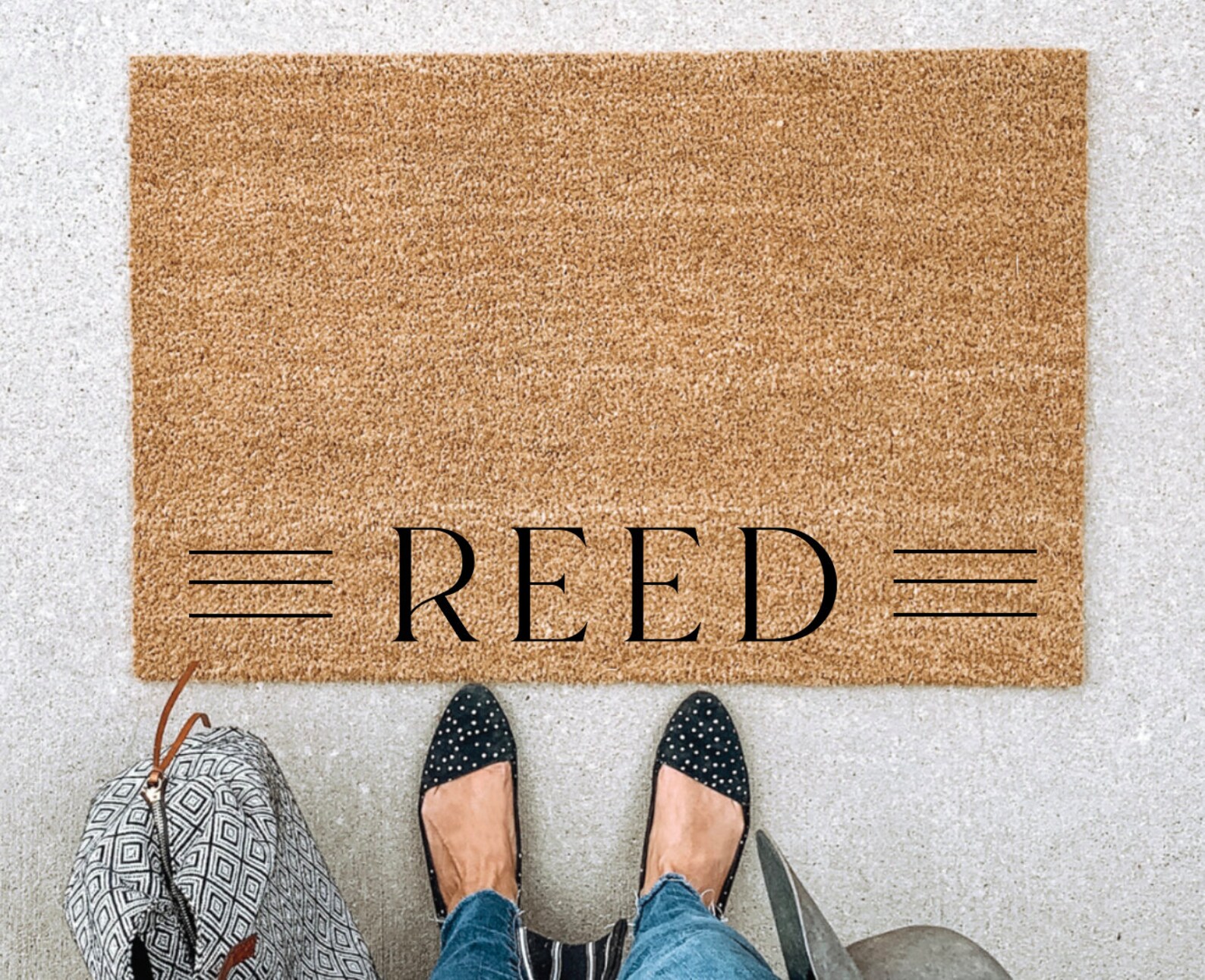 Personalized Custom Coir Coconut Husk Doormat Door Mat - Etsy
