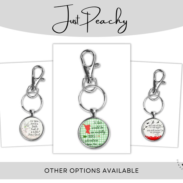 Peter Pan Key Chain - Etsy