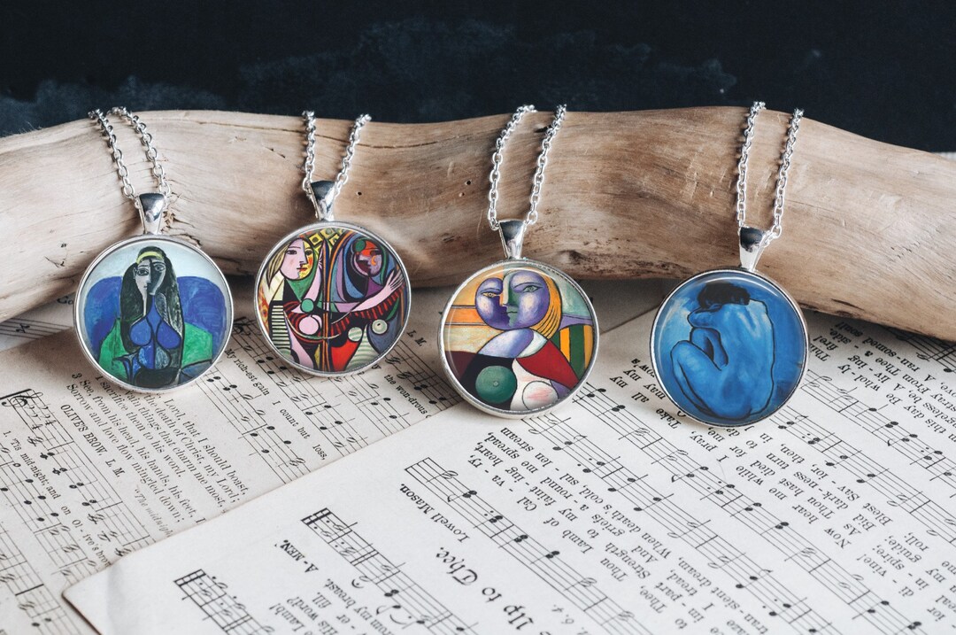 Pablo Picasso Art History Jewelry Necklace Large Silver Pendant Option ...