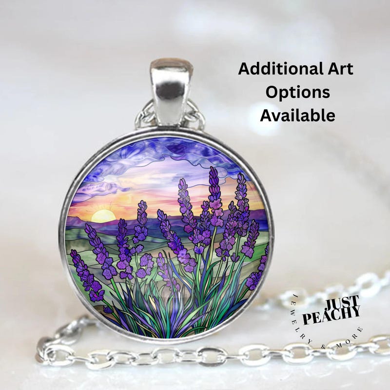 Lavender Necklace - Etsy