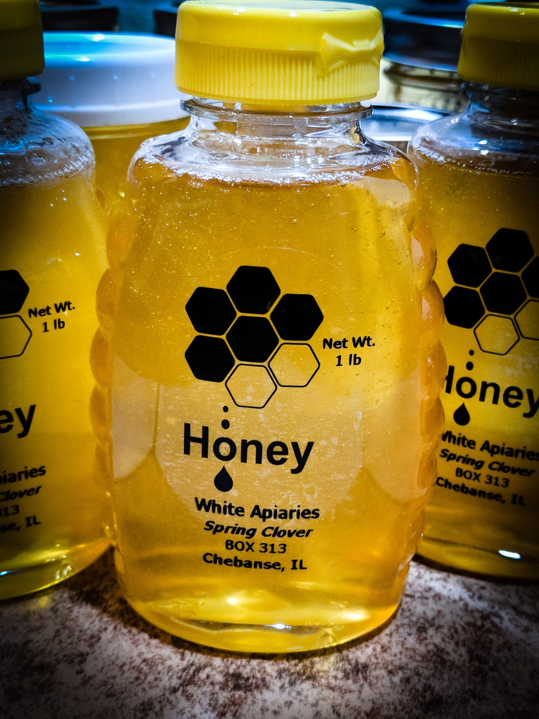 Raw Honey Organic, 1lb Jar, Clover-white Family Farms & Apiaries - Etsy