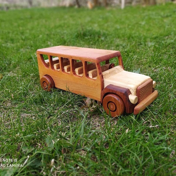 Wooden Bus - Etsy