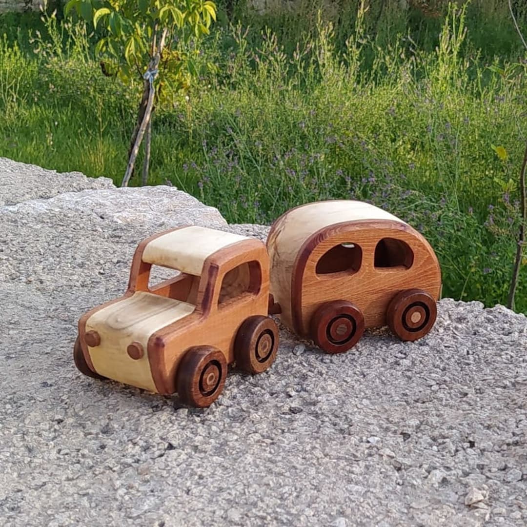 Wooden Toy Caravan - Etsy