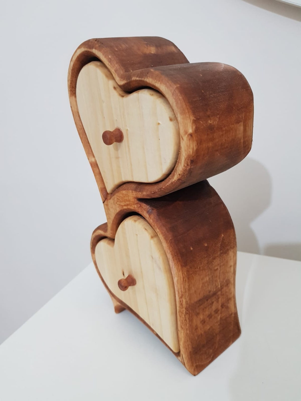 Wooden Boxwooden Jewelry Boxlog Box handmade Wooden - Etsy