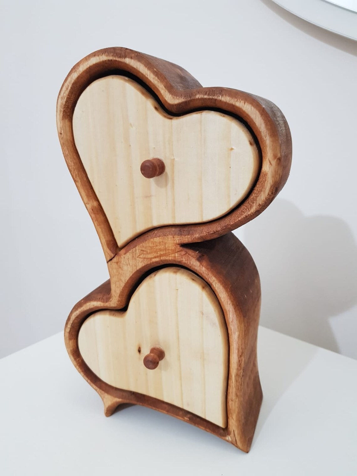 Wooden Boxwooden Jewelry Boxlog Box handmade Wooden - Etsy