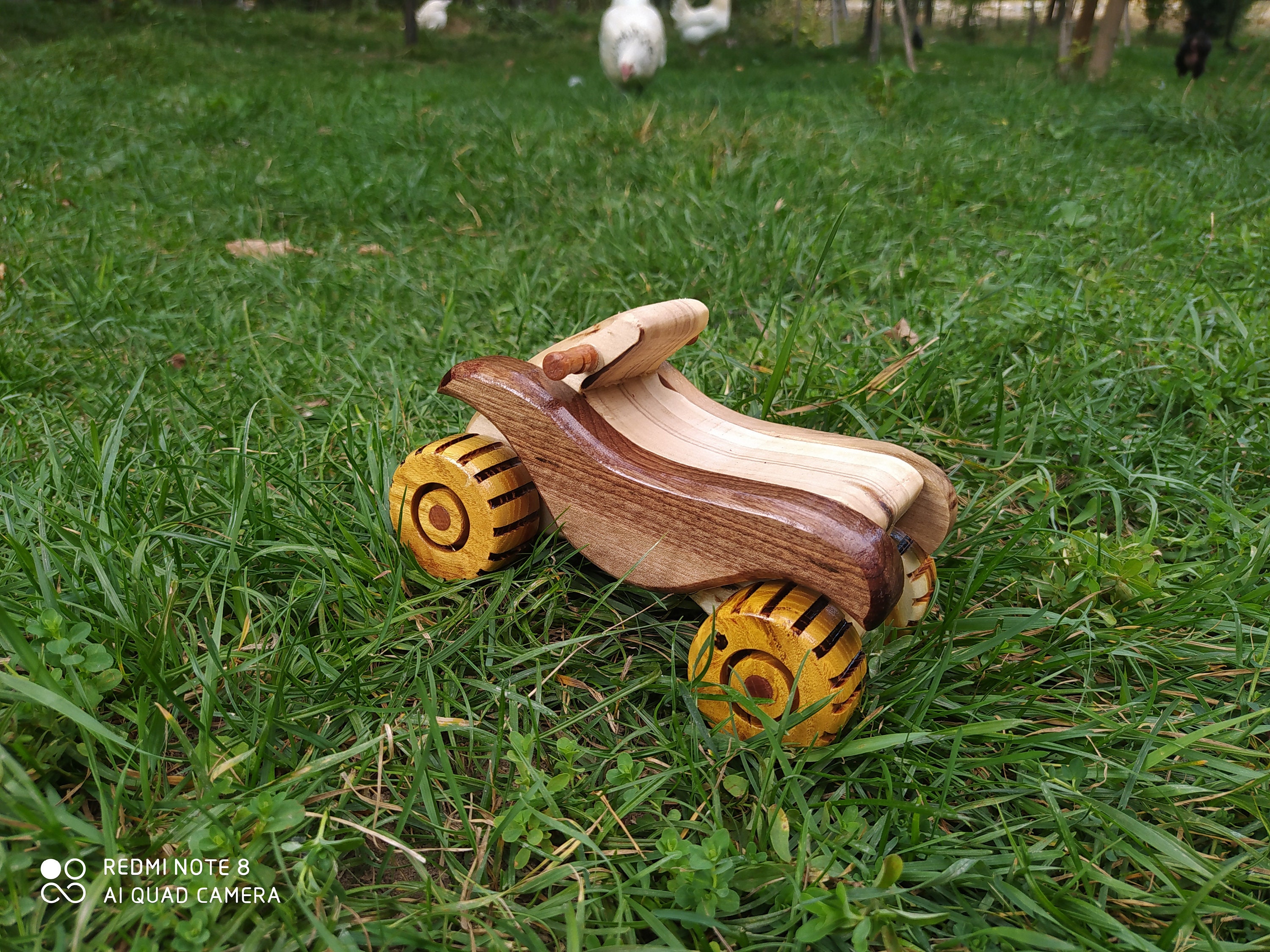 Wooden Atv,wooden All Terrain Vehicle Toy,push & Pull Toys,wooden Quad ...