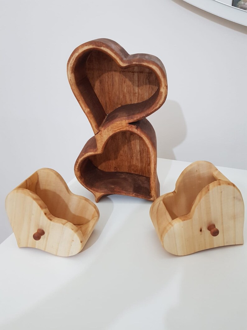 Wooden Boxwooden Jewelry Boxlog Box handmade Wooden - Etsy