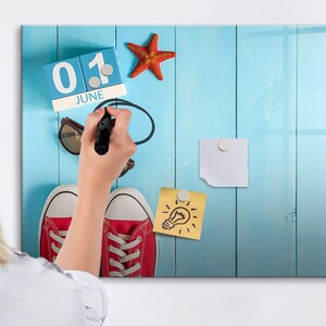 The First Day of Summer Magnetic Board, Command Center, Blue Display ...