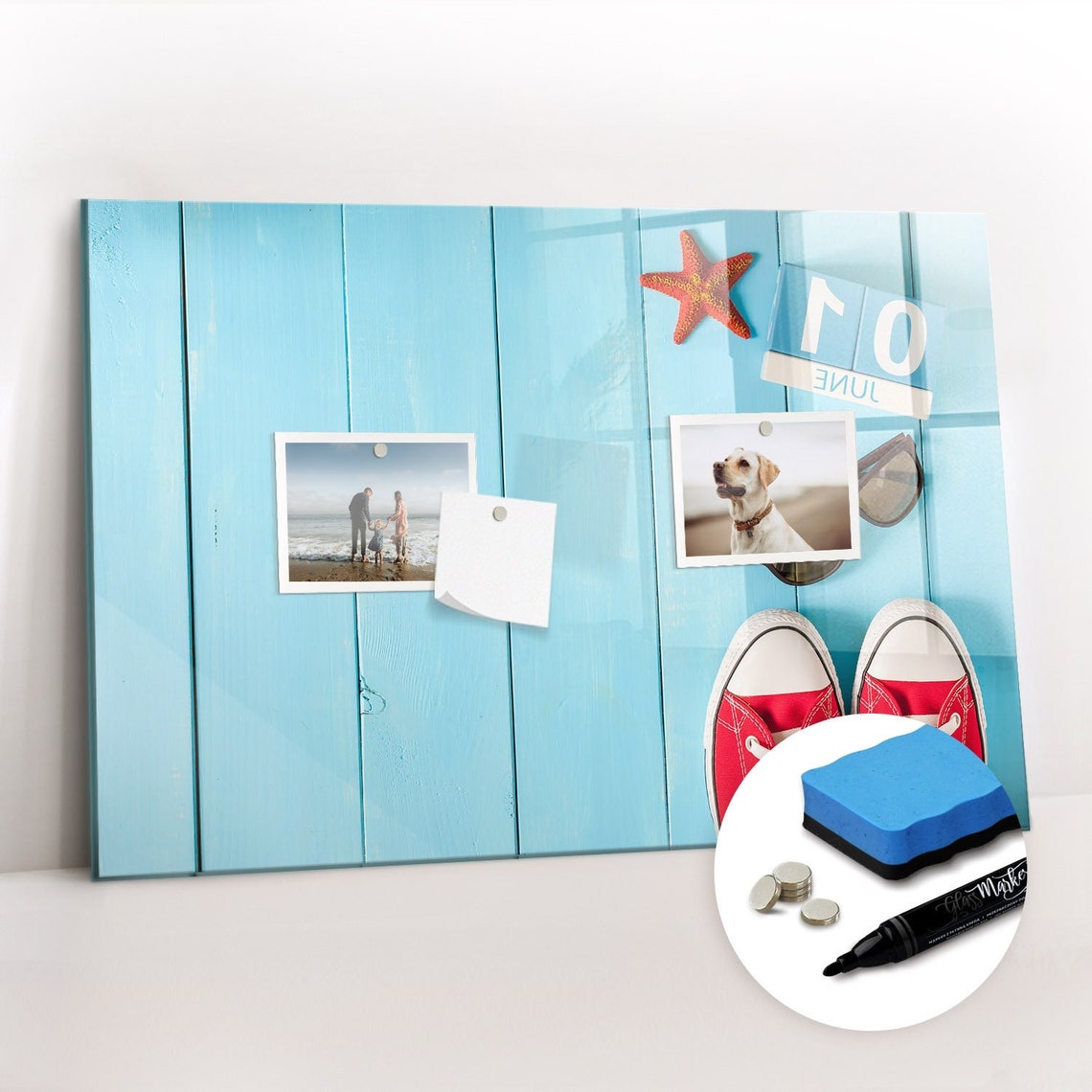 The First Day of Summer Magnetic Board, Command Center, Blue Display ...
