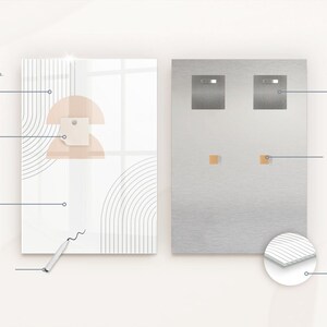 Old Wood Magnetic Board, to Do List for Wall, Brown Message Board ...