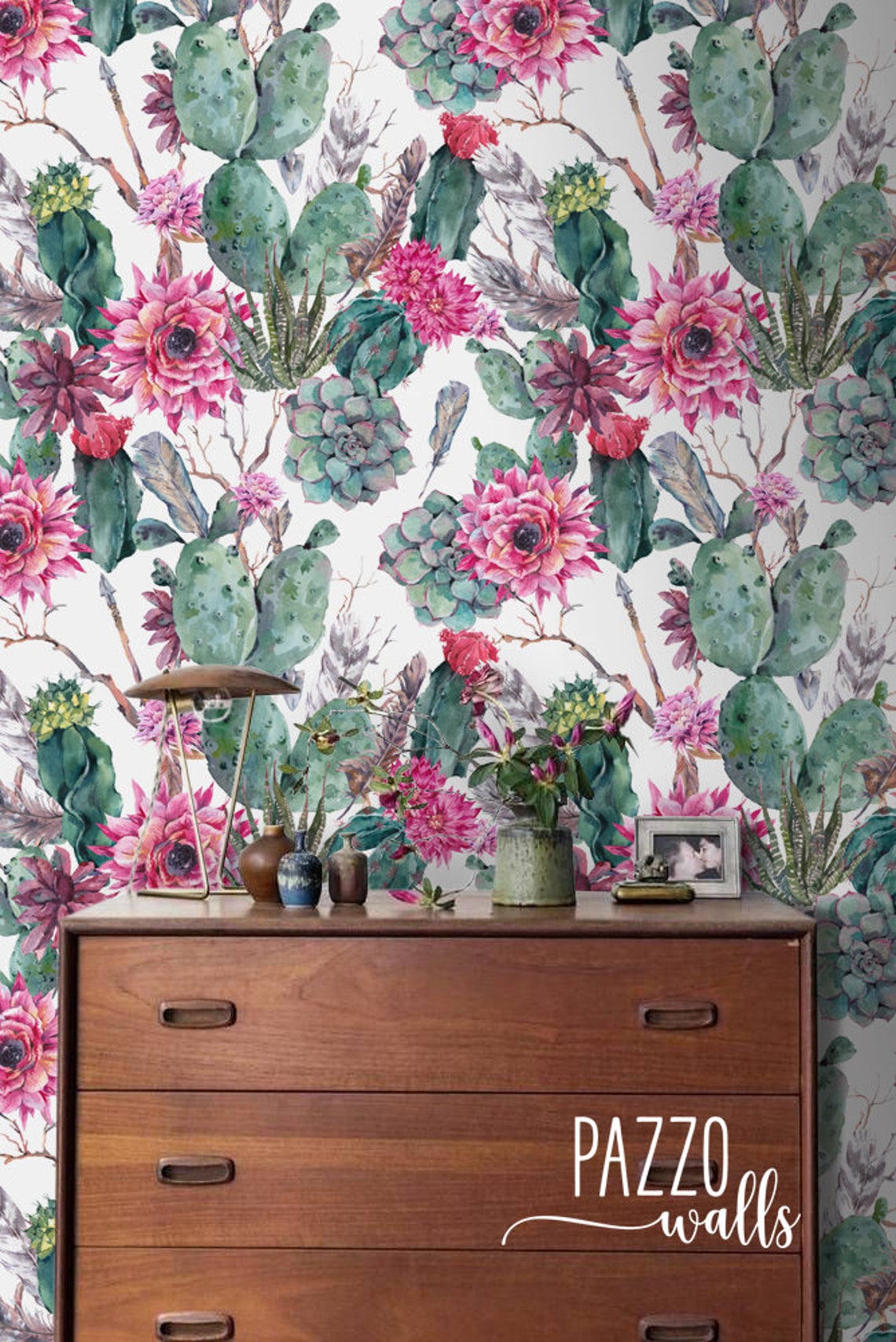Tropical Removable Wallpaper Renters Decor Self Adhesive - Etsy