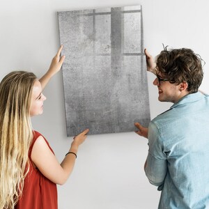 Bright Concrete Magnetic Board, Command Center, Gray Display Board ...