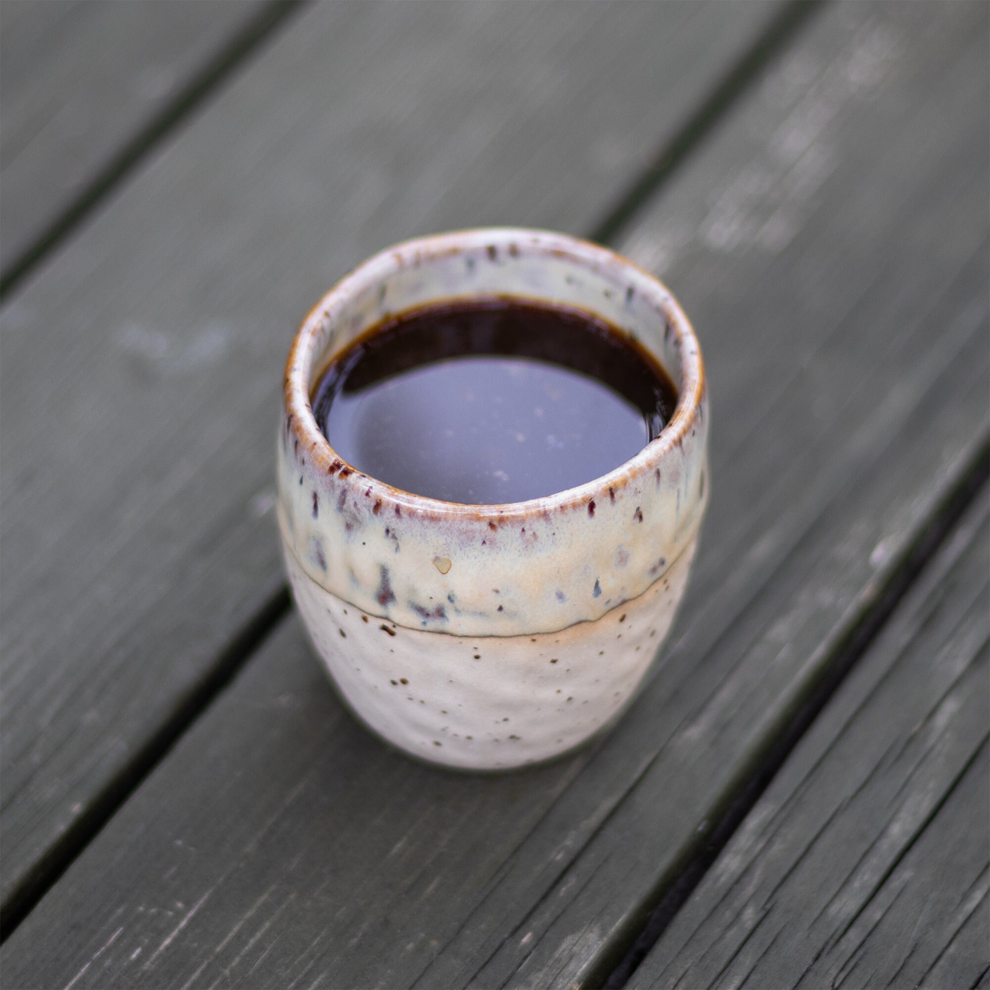 Pinched Rustic Espresso Cup : 3 Oz Handmade Ceramic Stoneware - Etsy