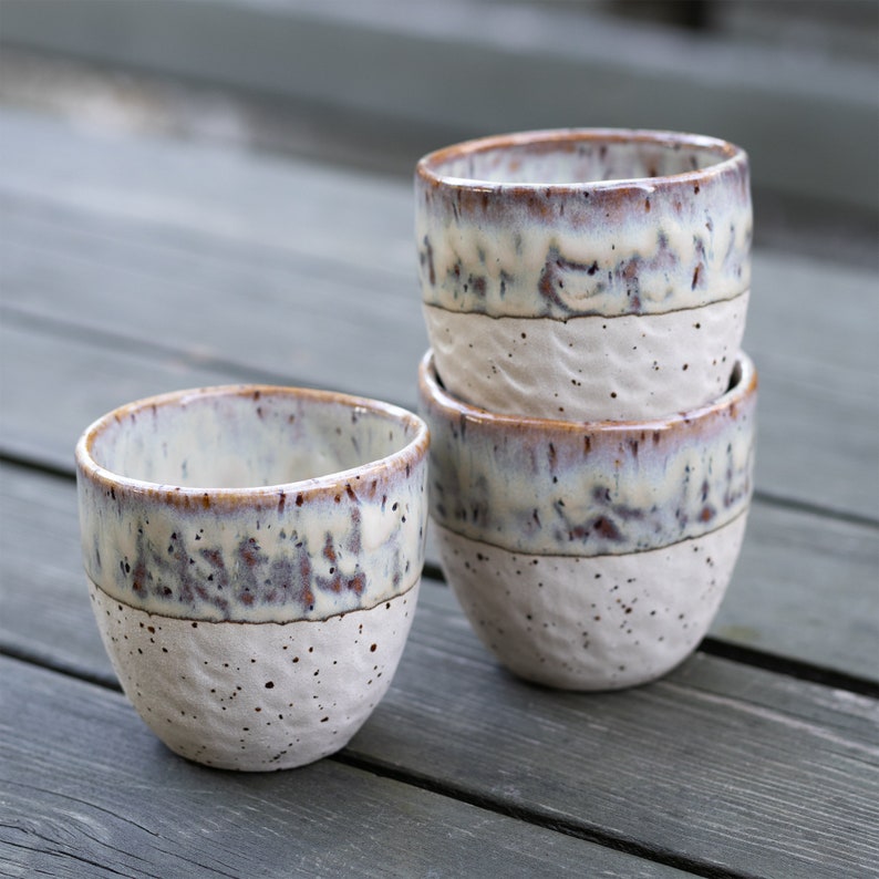 Pinched Rustic Espresso Cup : 3 Oz Handmade Ceramic Stoneware - Etsy