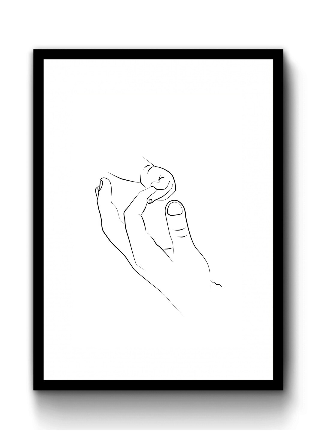 Holding Hands Poster, Fine Line Art, Printable Wall Art, Bedroom Print ...