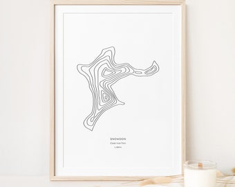 Snowdon Drawing - Etsy UK