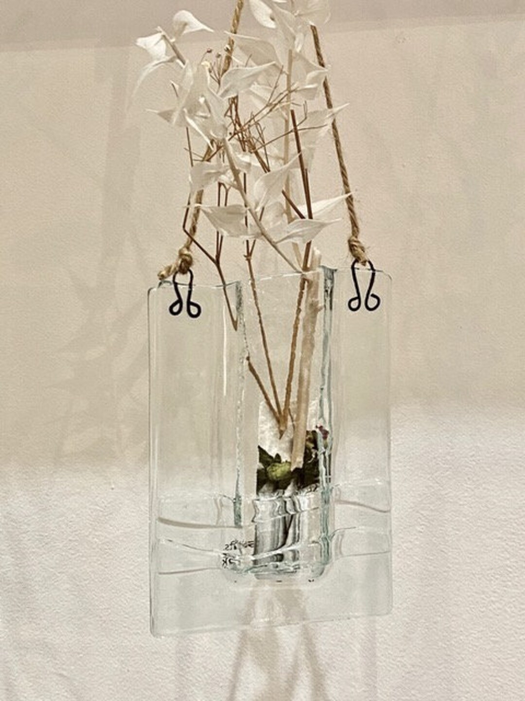HANDMADE Flower Vase Our Best Seller Rustic Fused Glass Single Stem ...
