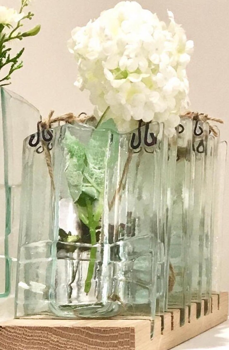 HANDMADE Flower Vase Our Best Seller Rustic Fused Glass Single Stem ...