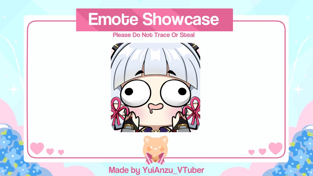 Ayaka Derp Emote Genshin Impact Emotes for Twitch Streamer, Sub Emotes ...