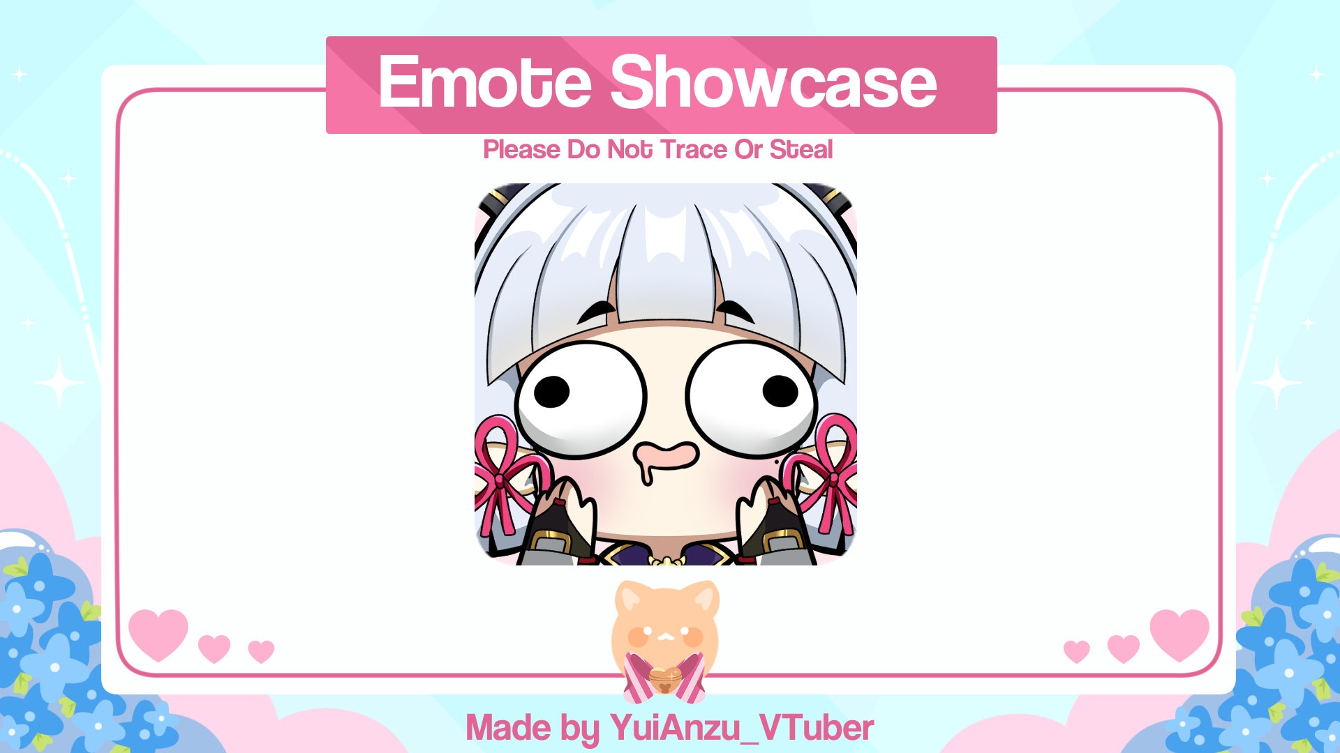 Ayaka Derp Emote Genshin Impact Emotes for Twitch Streamer, Sub Emotes ...